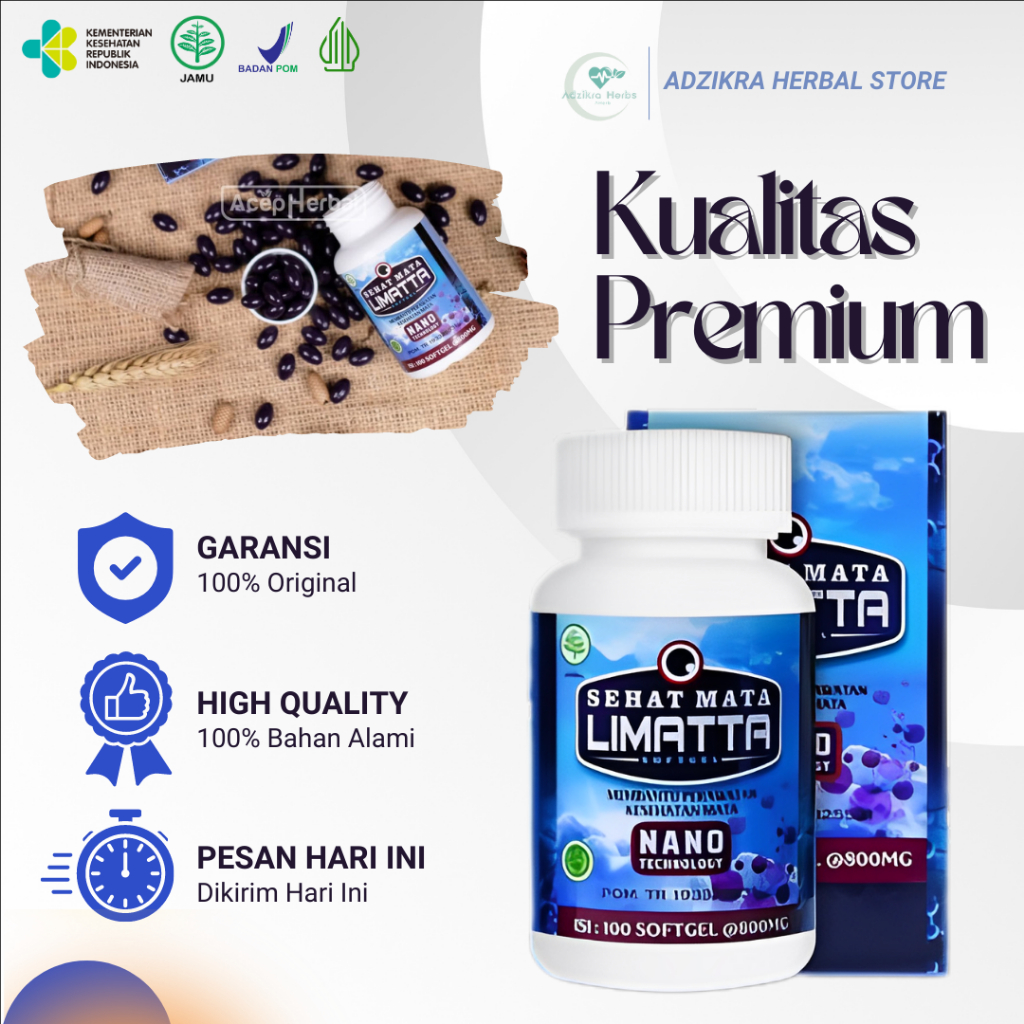 Jual Walatra Sehat Mata Limatta Softgel Untuk Kesehatan Mata Isi 30 dan ...