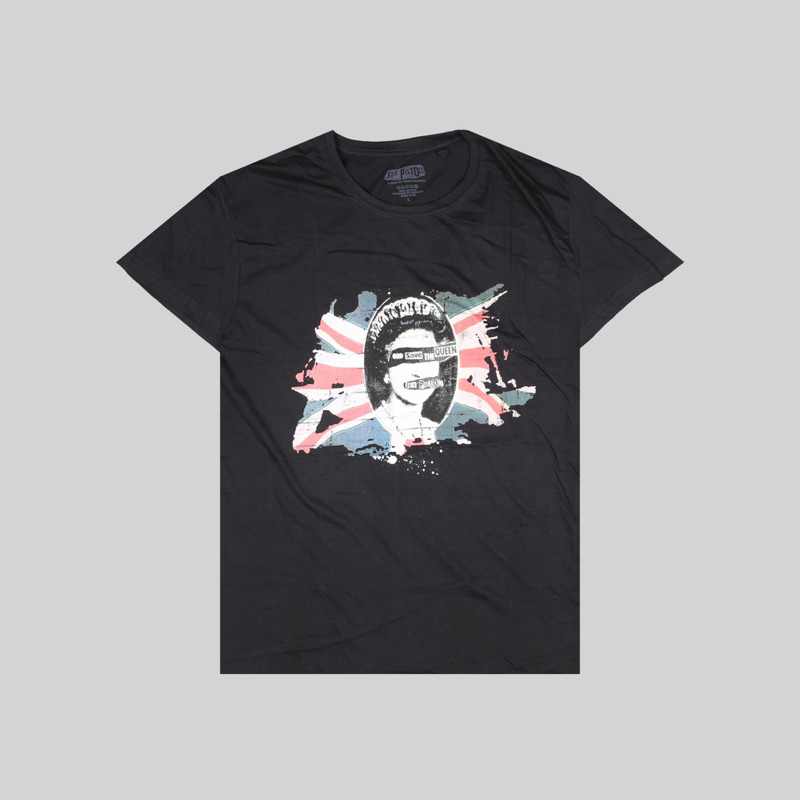 Jual Ts Sex Pistols God Save The Queen Flag Rock Merch Shopee