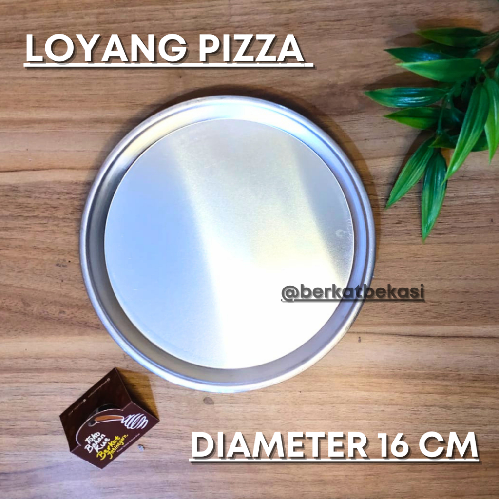 Jual LOYANG PIZZA 16 CM BULAT/ LOYANG PIZZA ALUMINIUM / PCS | Shopee ...
