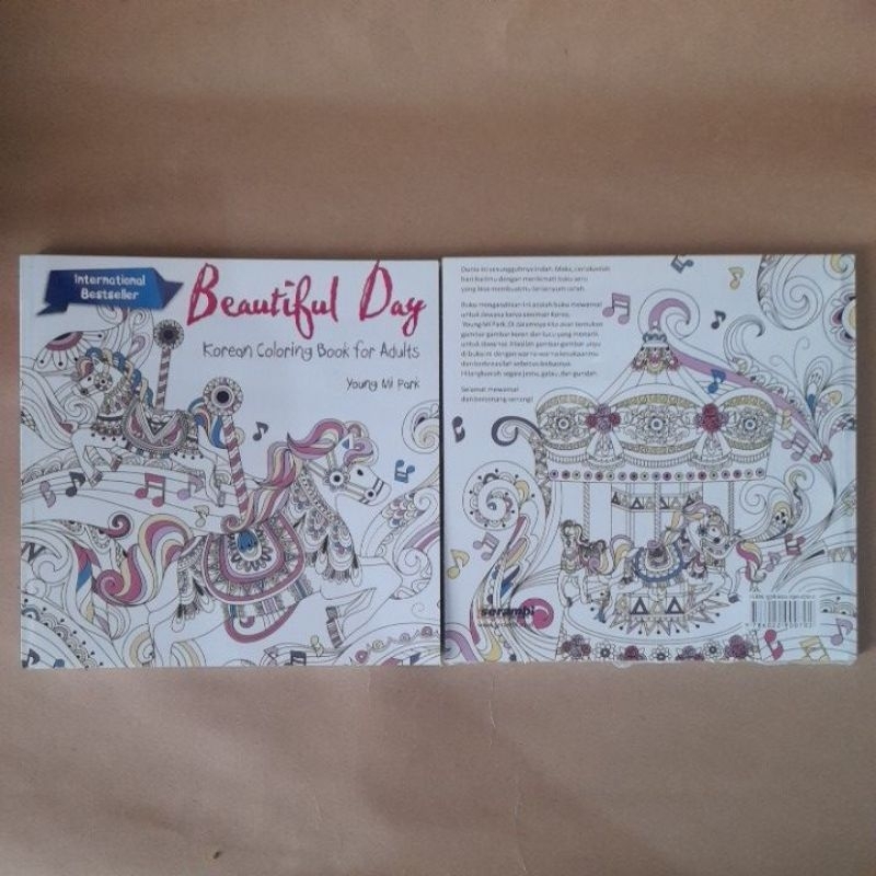 Jual Coloring Book for Adults : Coloring Beautiful Day Original ...