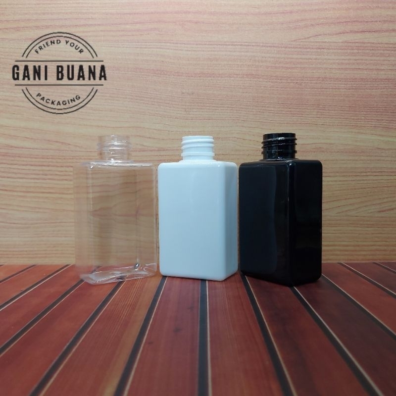 Jual BOTOL KOTAK 100ML/BOTOL BOKO 100ML NECK 24 ( BOTOL SAJA ) | Shopee Indonesia
