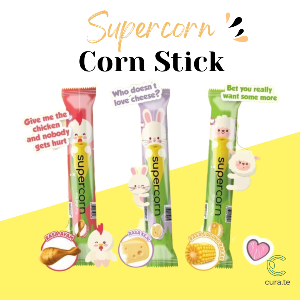 Jual SUPERCORN STIK JAGUNG CEMILAN ANAK BAYI SACHET | SNACK NON MSG ...