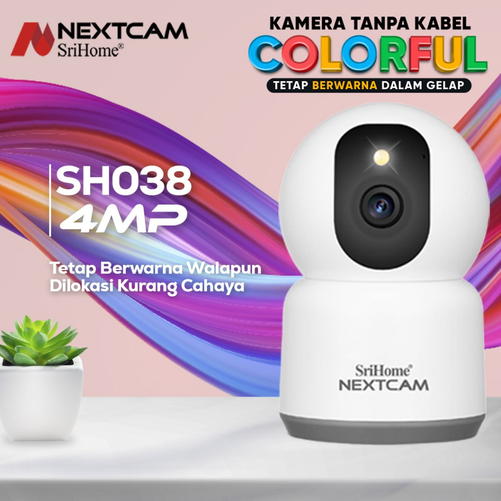 Jual Nextcam Smart PTZ IoT Ipcamera kamera cctv Wifi Wireless Tanpa Kabel PTZ 4MP Megapixel 2.4G ...