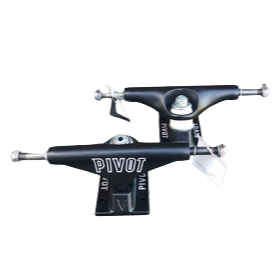 Jual Skateboard Trucks - Pivot Logo Matte Black 5.25" (set of 2 ...