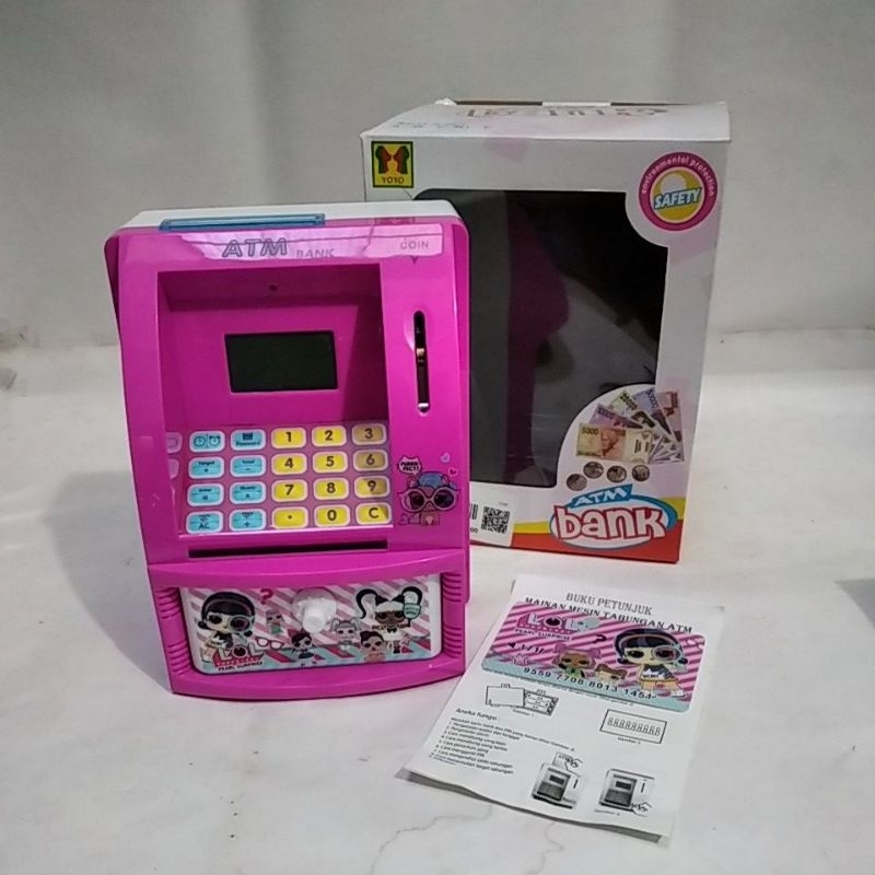 Jual Mainan Anak Edukasi Celengan Mainana ATM LOL 6305 | Shopee Indonesia