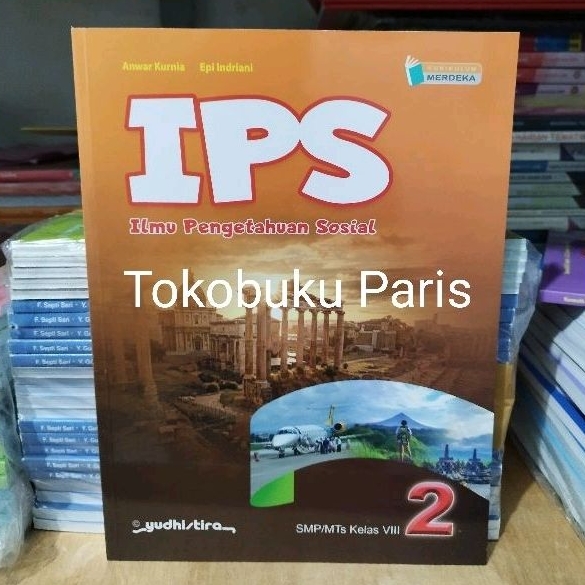 Jual ORI Buku IPS Ilmu Pengetahuan Sosial smp/mts kelas 2/8 kurikulum merdeka Yudhistira ...