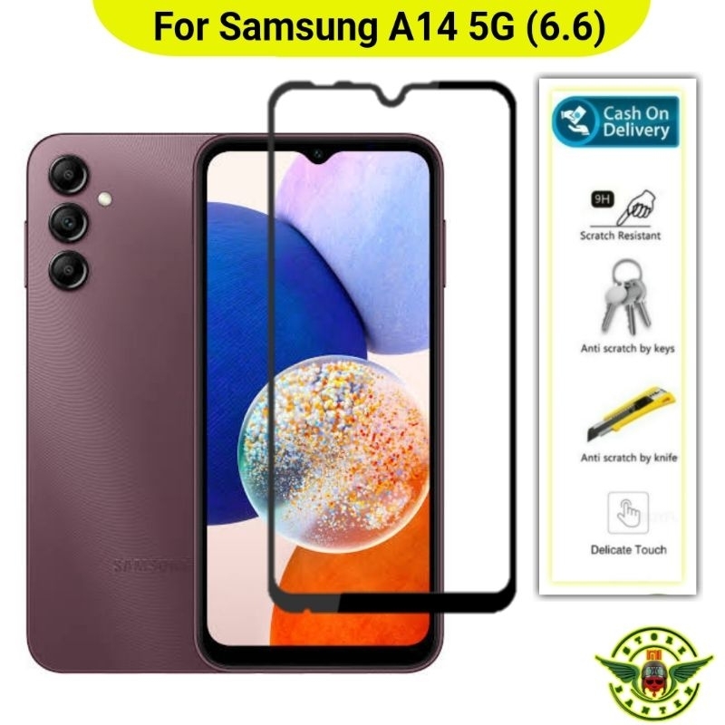 Jual TG Samsung A14 5G Tempered Glass - Gorila Glass. Anti Gores Kaca ...