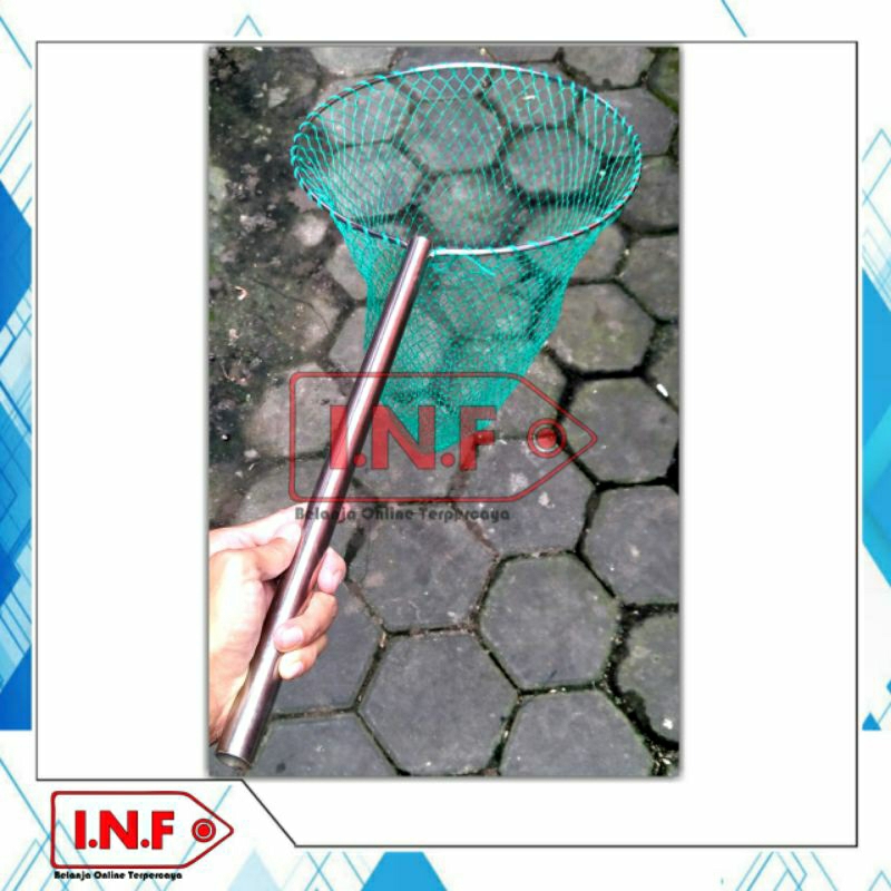 Jual Jaring serok ikan siap pakai / jaring ikan bahan full stainless ...