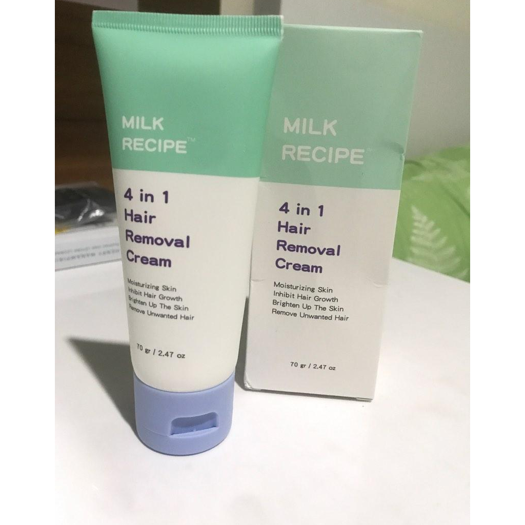 Jual Milk Recipe 4 in 1 Hair Removal Cream Krim Penghilang Bulu ...