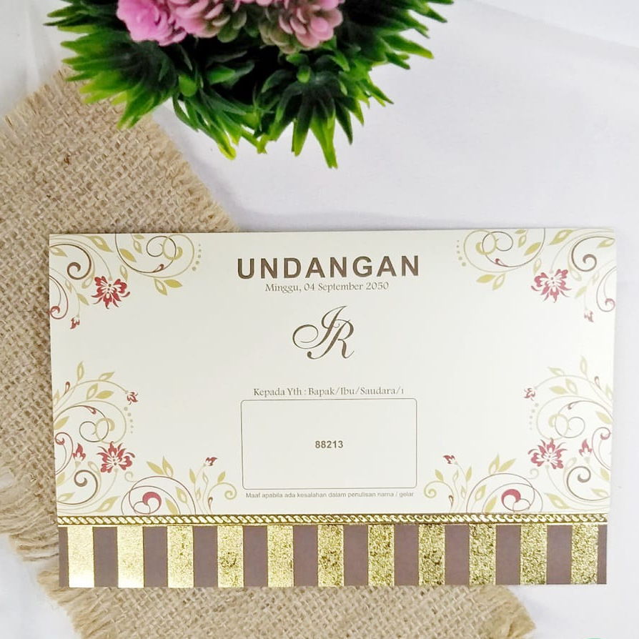 Jual cetak print undangan erba 88213 undangan nikah pernikahan FREE ...