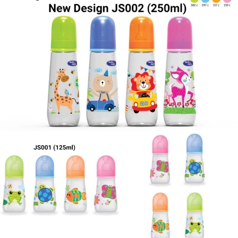 Jual Botol susu Baby Safe Slim Neck 125ml 250 ml Feeding Bottle Baby ...