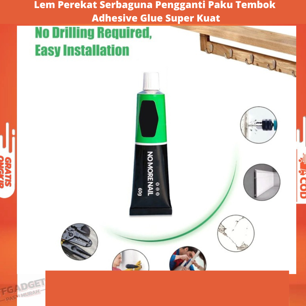 Jual Lem Perekat Serbaguna Pengganti Paku Tembok Adhesive Glue Super ...