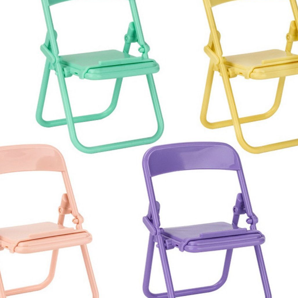 Jual Stand Holder Dudukan HP Model Kursi Lipat Macaron Folding Chair ...