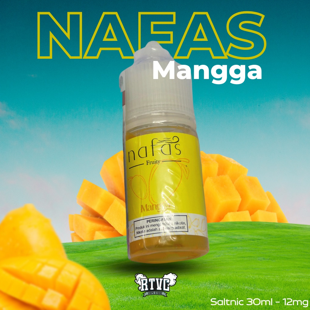 Jual NAFAS FRUITY Mangga 30ml 12mg by EJM Liquid Saltnic | Shopee Indonesia