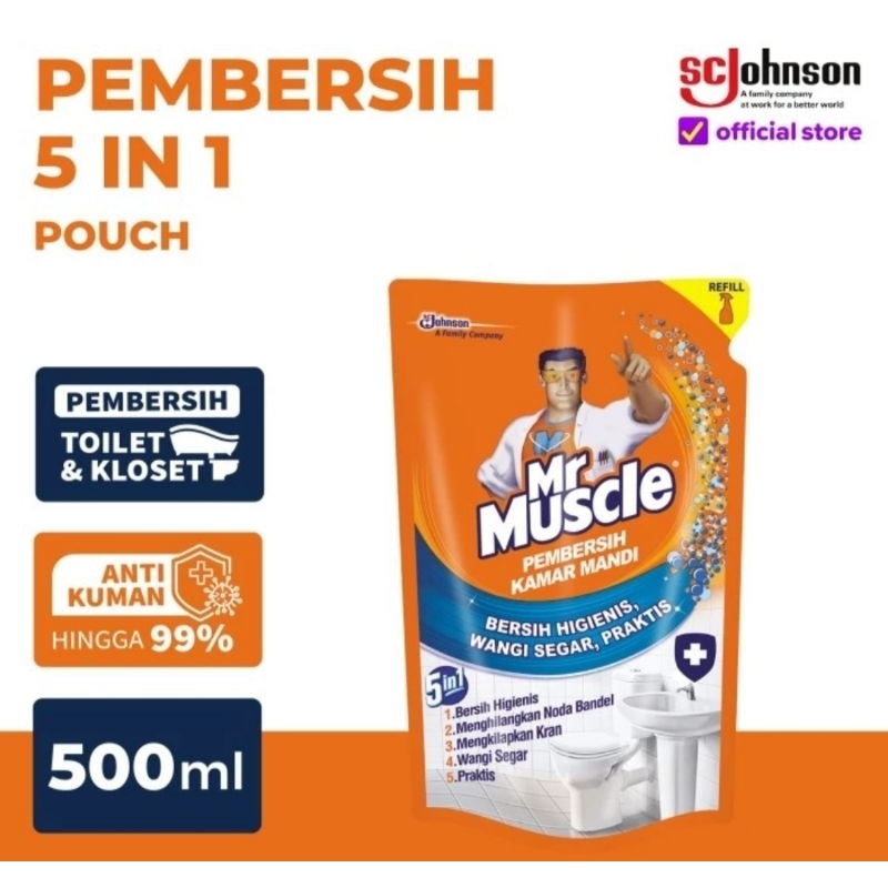 Jual Mr muscle pembersih kamar mandi 500ml | Shopee Indonesia