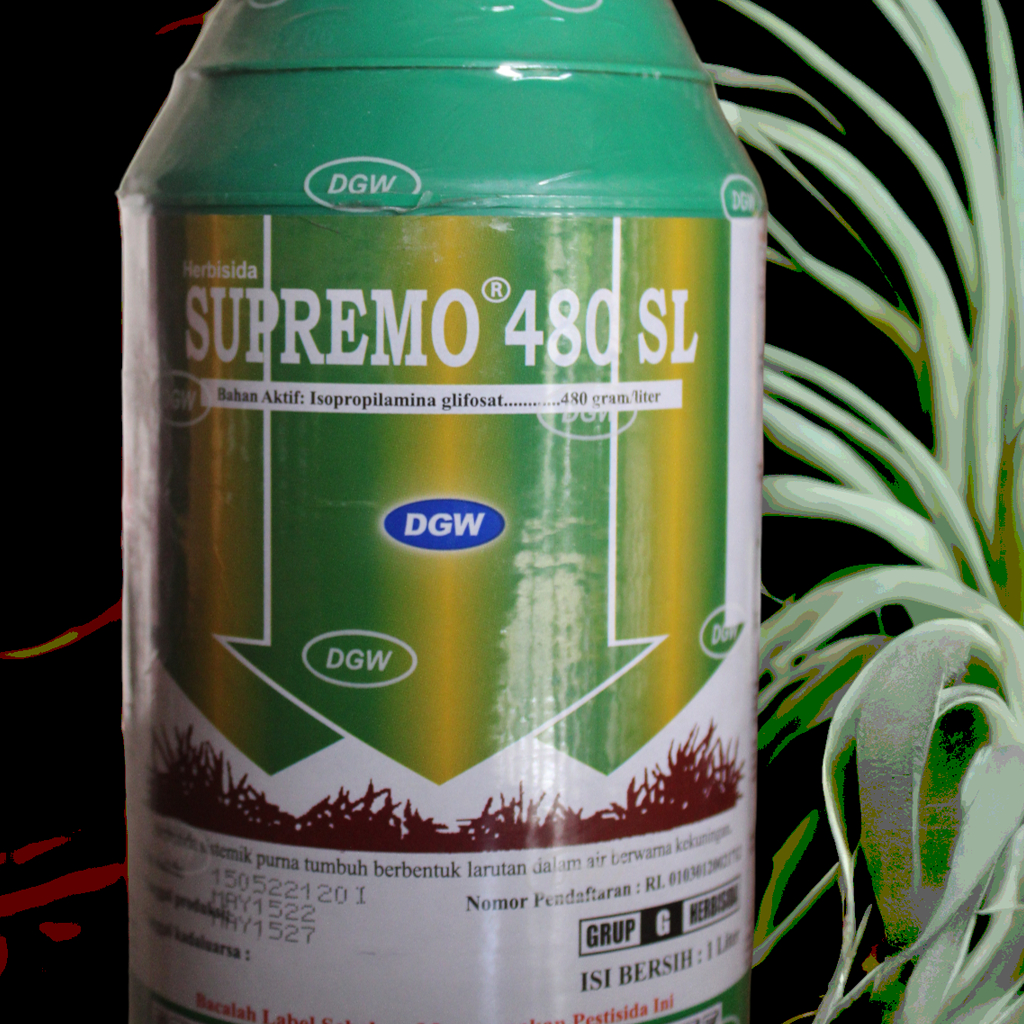 Jual Herbisida SUPREMO 480 SL, herbisida sistemik purna tumbuh, Isi ...