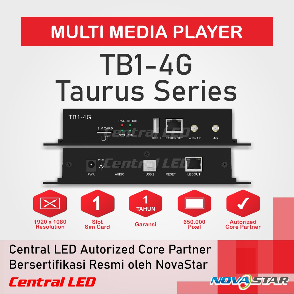 Jual SENDING BOX NOVASTAR TB1-4G TAURUS SERIES | Shopee Indonesia