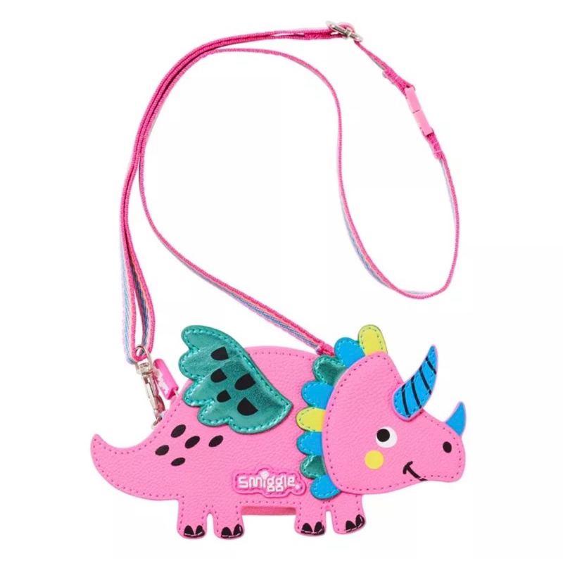 Jual Smiggle original - Up & Down Character Purse - Pink Dinosour Bag ...