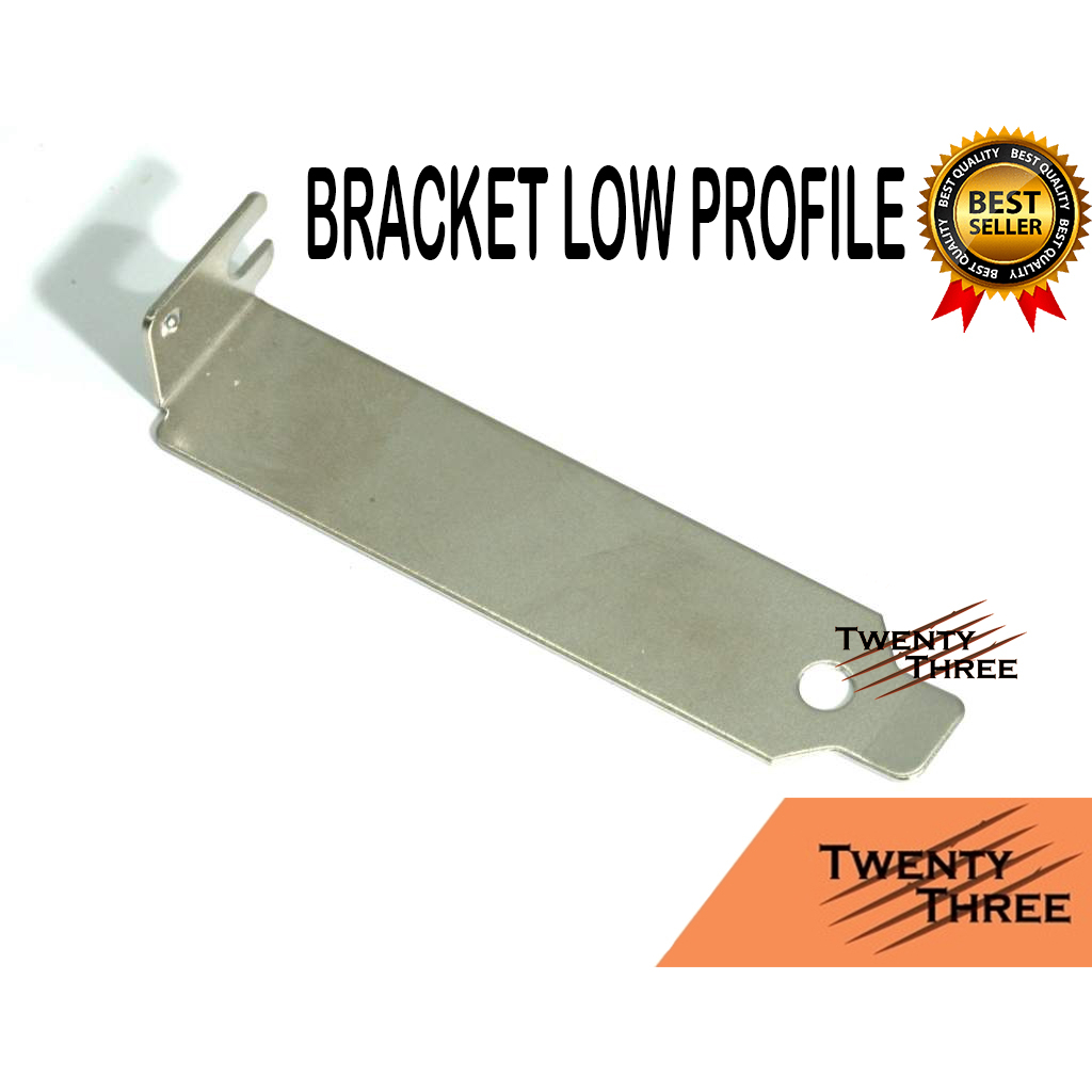 Jual LOW PROFILE BRACKET PCIE PCI EXPRESS CARD SHORT BRAKET BESI PENDEK ...