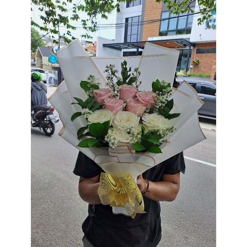 Jual BUKET BUNGA - BUKET BUNGA SEGAR - HAND BOUQUET - BUKET LAMARAN ...