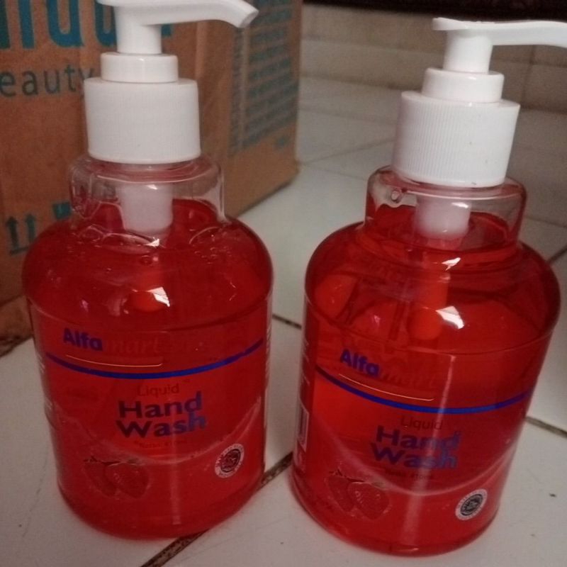 Jual Hand Wash/Pencuci tangan strawbery antiseptik Liquid Alfamart ...