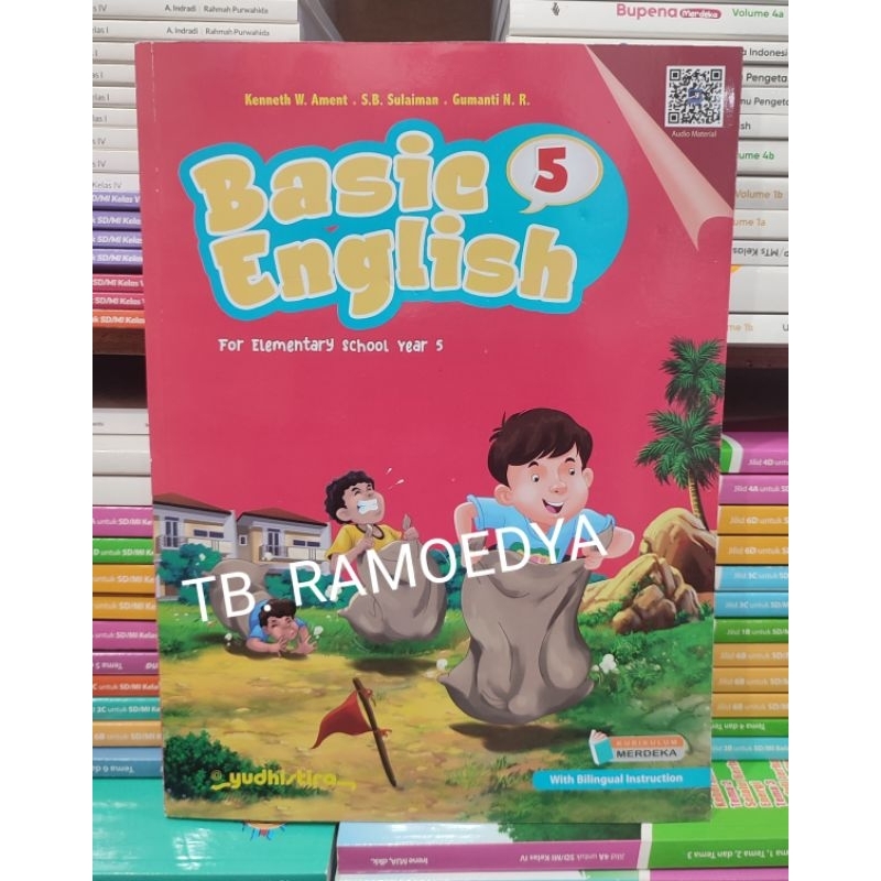 Jual Buku Basic English SD/MI kelas V Kurikulum Merdeka Yudhistira ...