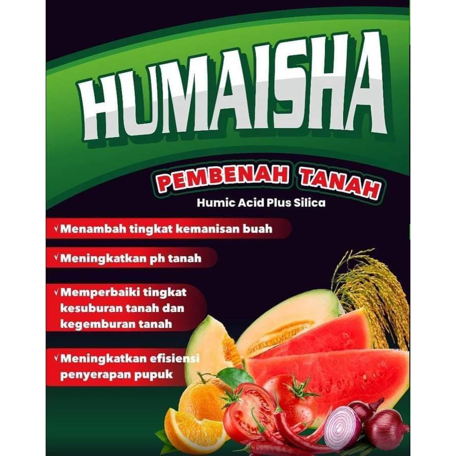 Jual HUMAISHA 100 GRAM - HUMIC ACID PLUS SILICA | Shopee Indonesia