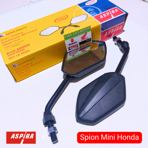 Jual Spion Mini Tangkai Pendek Honda Aspira Kaca Spion Honda Beat Vario ...