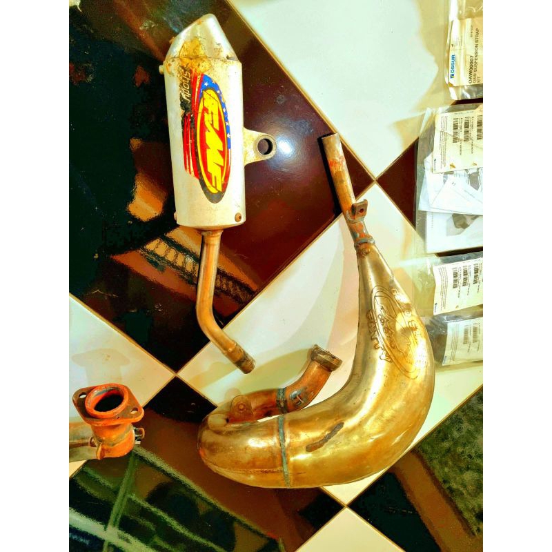Jual Knalpot FMF Gold Fatty Series - Shorty full sistem buat KTM 85sx ...