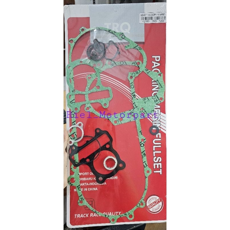 Jual Fullset (TRQ) BEAT FI fulset full set paking gasket perpak | Shopee Indonesia