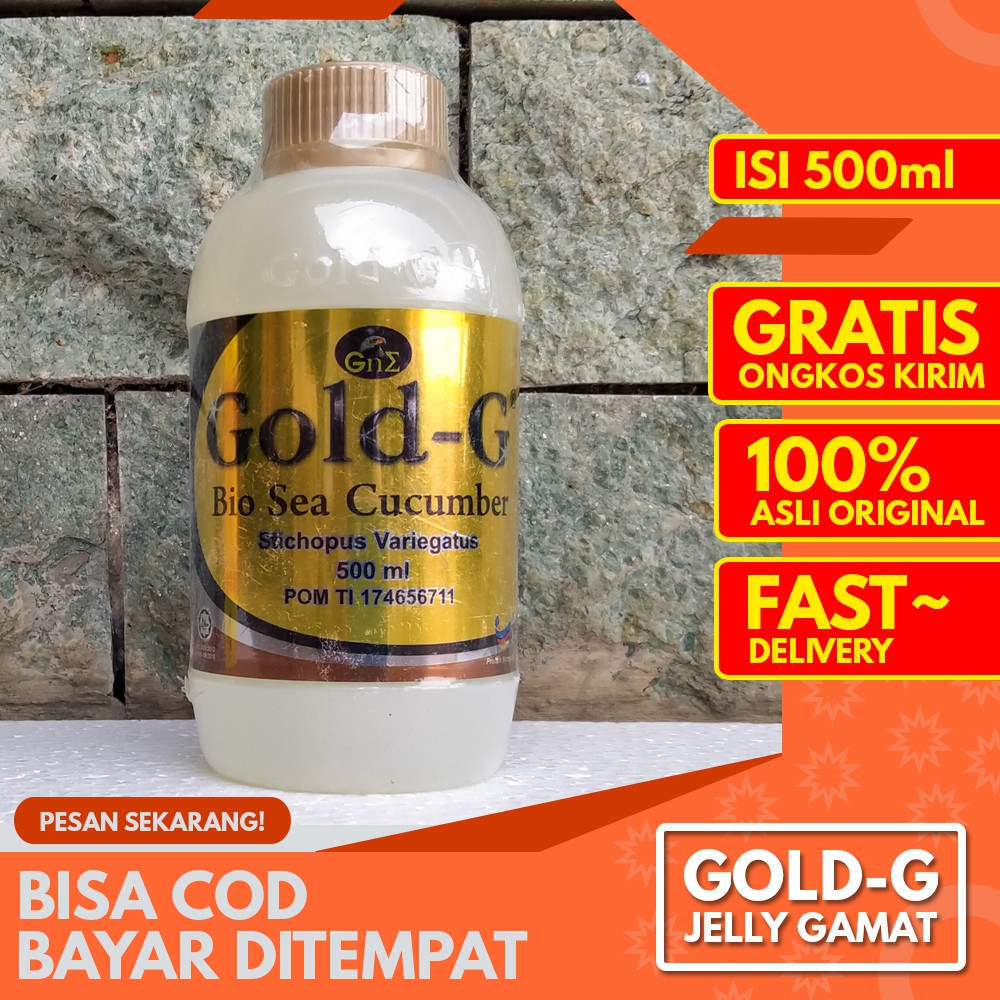 Jual Obat Mastitis Bengkak Bernanah Gold-G Jelly Gamat Asli | Shopee ...