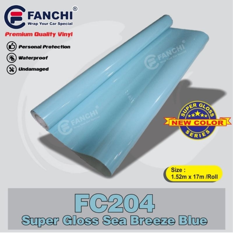 Jual ROLL STICKER FANCHI SUPER GLOSS GLOSSY SERIES PREMIUM WRAP 152cm x ...