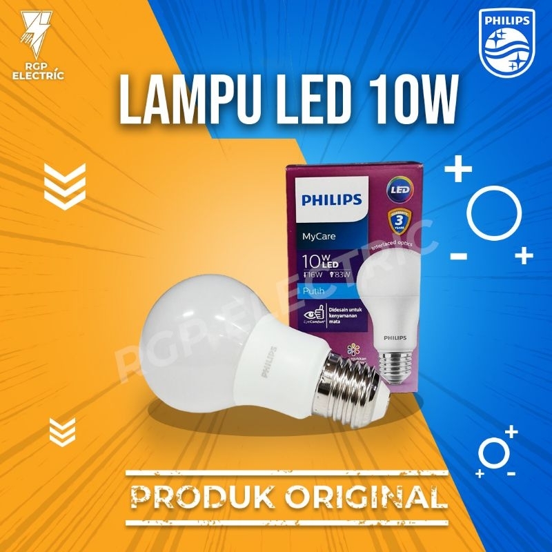 Jual Lampu LED PHILIPS MyCare 10 Watt Putih | Shopee Indonesia