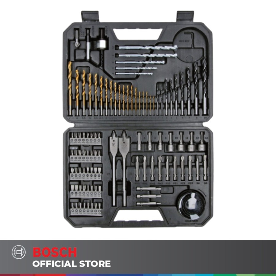 Jual Bosch 103 Pcs X-Line Mata Bor Obeng Set Titanium | Shopee Indonesia
