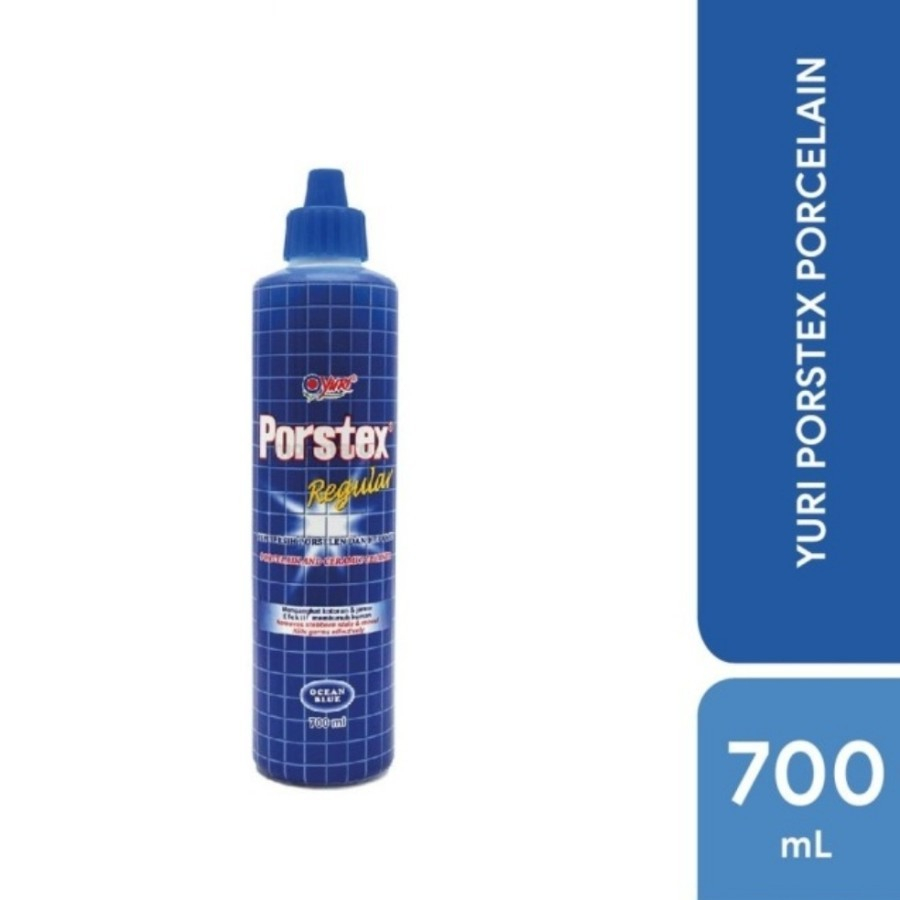 Jual YURI PORSTEX PORCELAIN & CERAMIC CLEANER 700ML - 1000ML (BIRU ...
