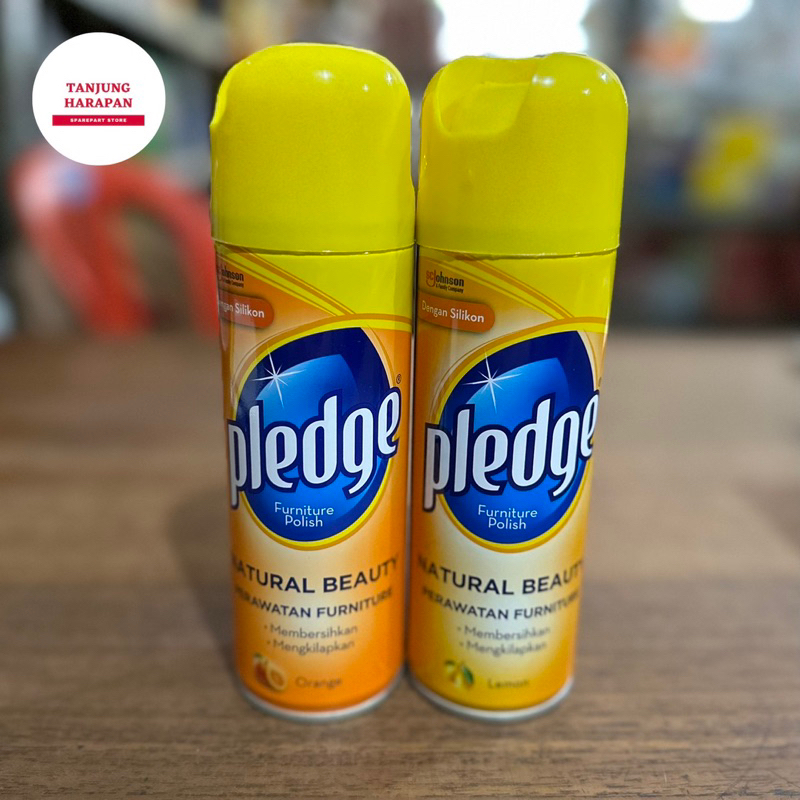 Jual Pledge aerosol 160 gr lemon/orange pengkilap furniture dan motor ...