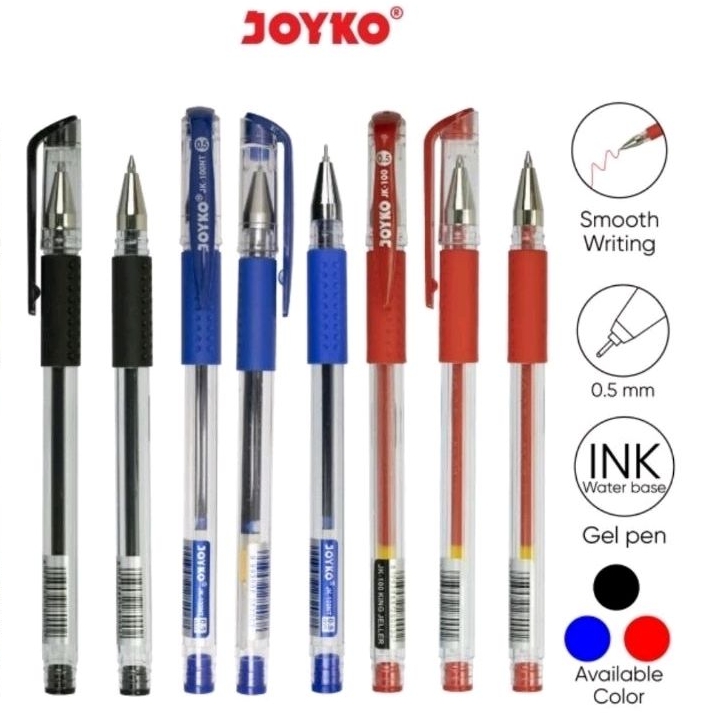 Jual Pulpen Joyko Gel Pen JK-100NT 0.5 mm | Shopee Indonesia