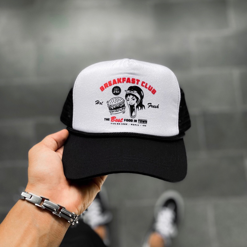 Jual POSIONSTAR - BFC TRUCKER CAP BLACK WHITE | Shopee Indonesia
