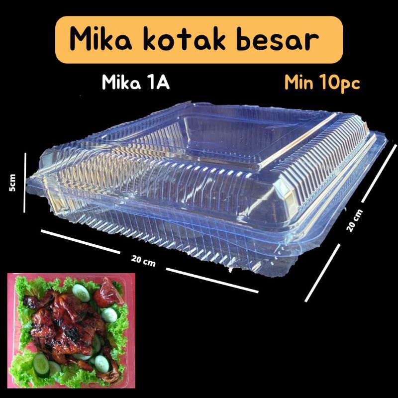 Jual plastik mika kue ukuran 1A jumbo / mika kotak besar / box mika kue ... Jual plastik mika kue ukuran 1A jumbo / mika kotak besar / box mika kue ...