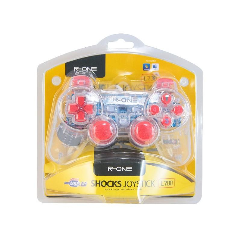 Jual Stik - Stick PC - PS USB Kabel - Gamepad Single Transparant R-One ...