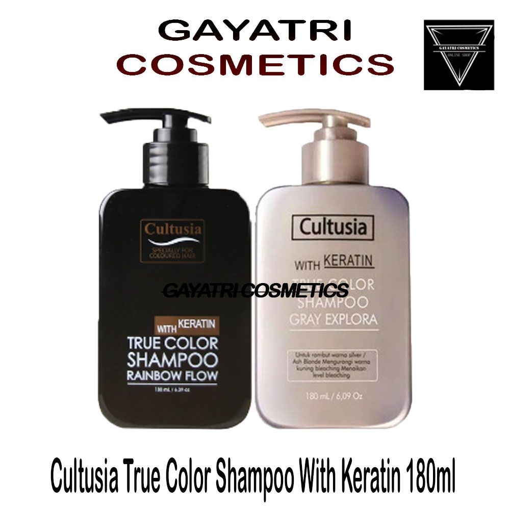 Jual Cultusia True Color Shampo With Keratin Grey Explora/Rainbow Flow ...