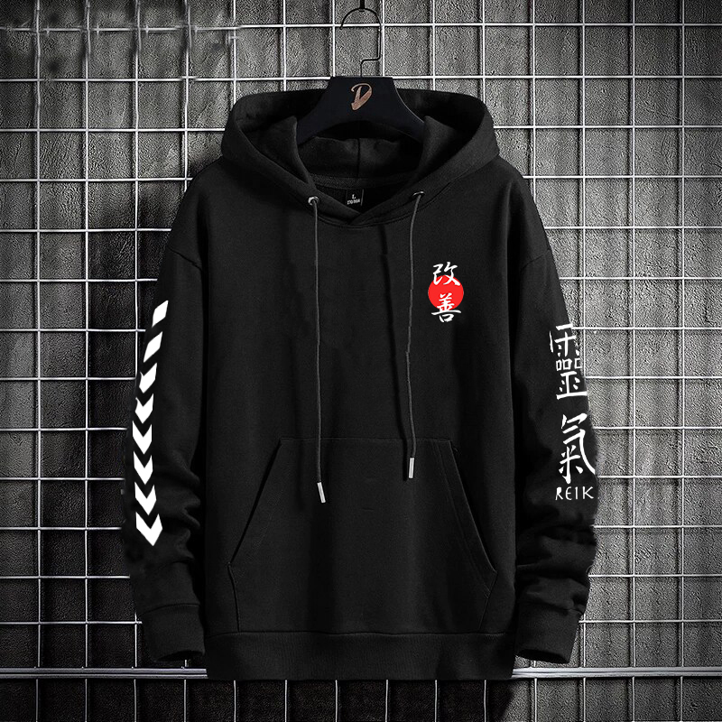 Jual Hoodie Pria REIK sweater tren terbaru kece size L-XXL | Shopee ...