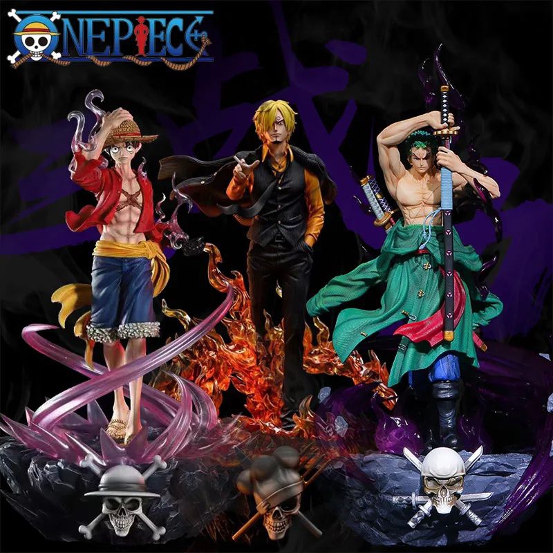 Jual Action Figure One Piece Kaisar Laut Yonkou Luffy Sanji Zoro King ...