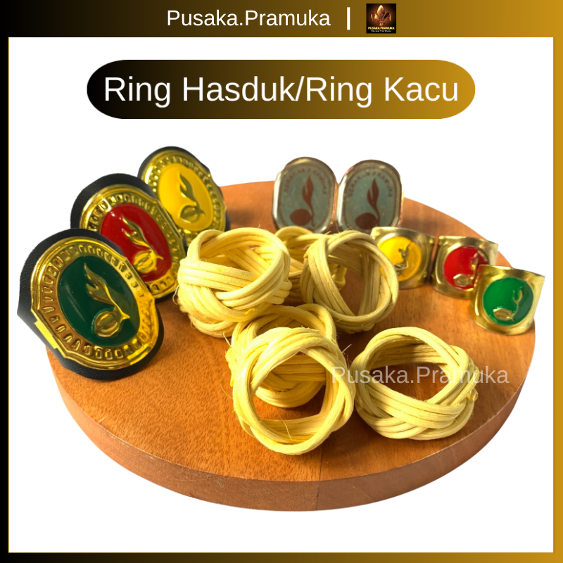 Jual Ring Hasduk Kacu Dasi Pramuka Untuk SD SMP SMA Pembina Bahan Rotan ...