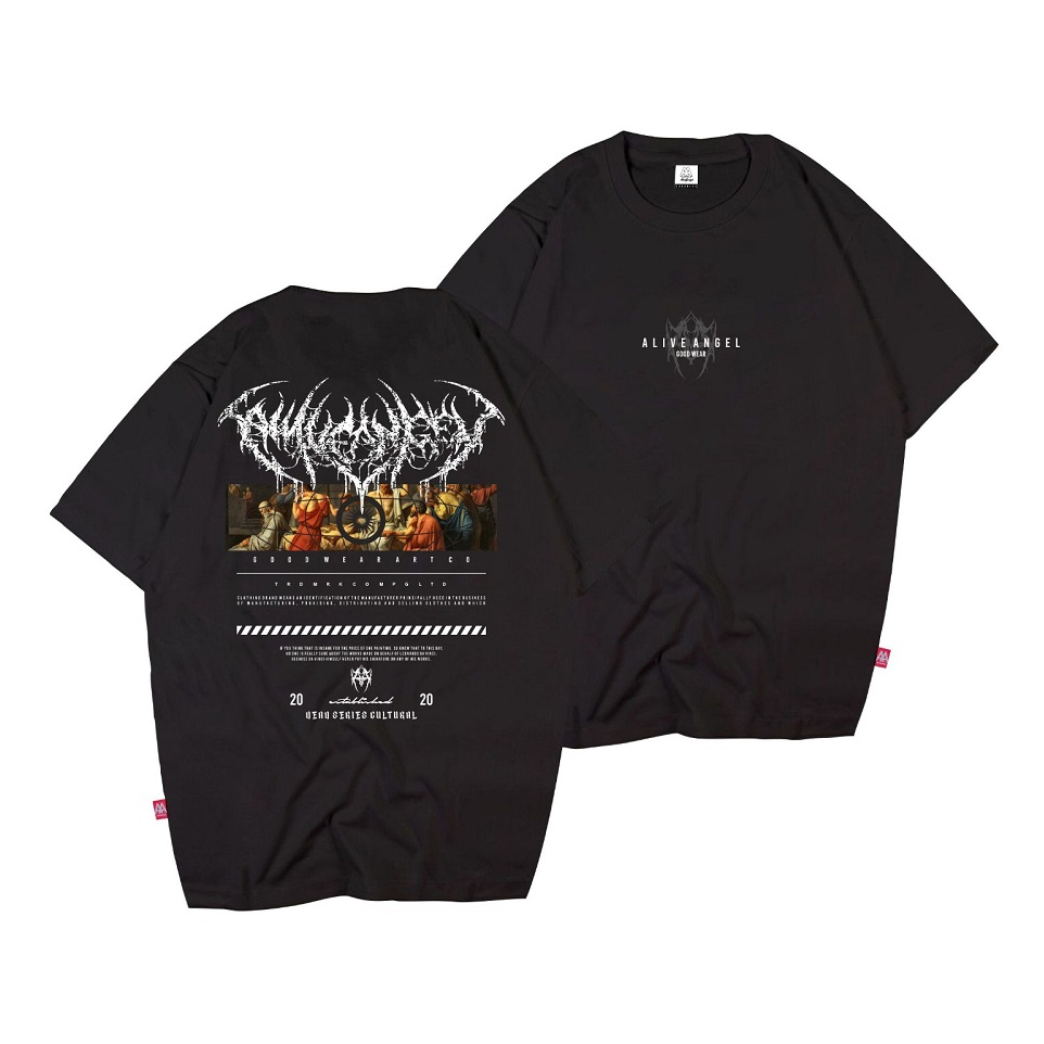 Jual DISTRO / BAJU T-SHIRT SAINT MUERTE BLACK / KAOS T-SHIRT DISTRO ...
