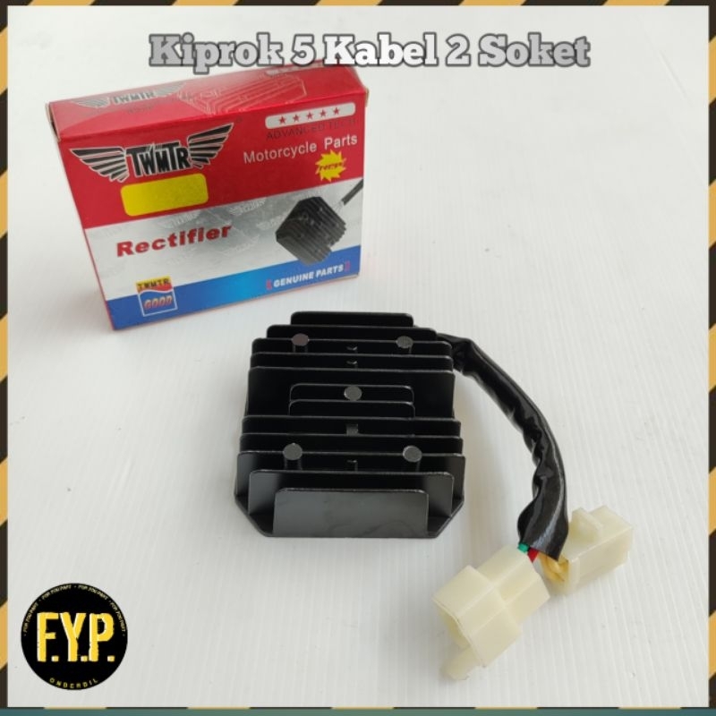Jual Kiprok Regulator 5 Lima Kabel 2 Dua Soket Karya200 Viar Karya Kaisar Jialing Motor Roda 3 ...