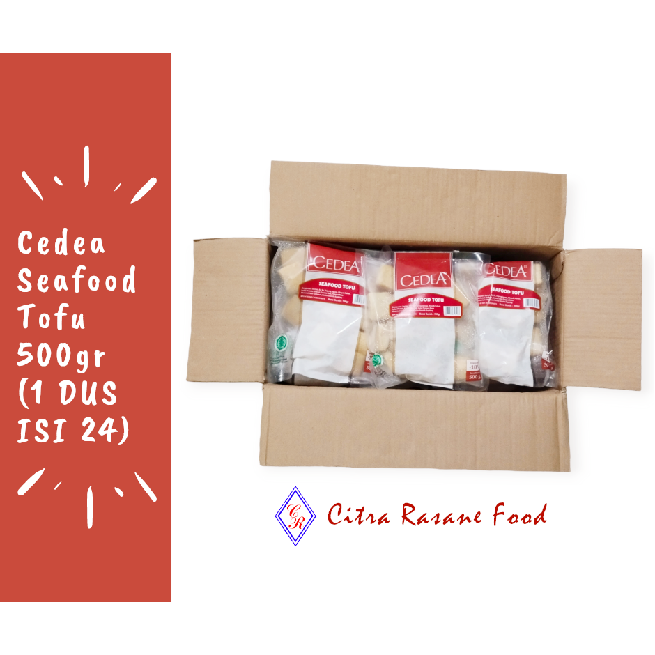Jual Cedea Seafood Tofu 500gr (1 DUS ISI 24) | Shopee Indonesia