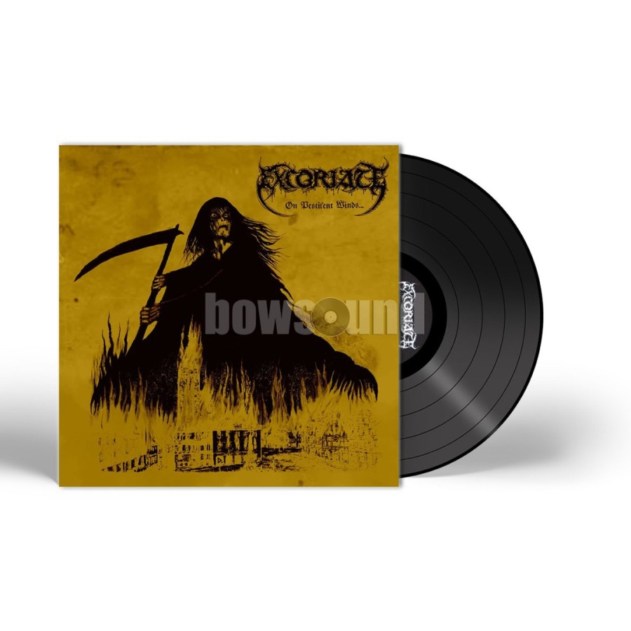 Jual VINYL - EXCORIATE - ON PESTILENT WINDS (BLACK LP) | Shopee Indonesia