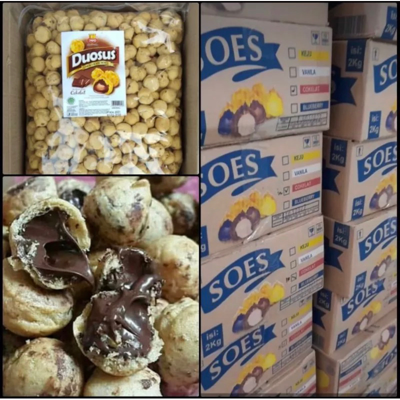 Jual DUO SOES COKLAT MEREK DUOSOS /KUE SOES COKLAT KERING 800GRAM ...