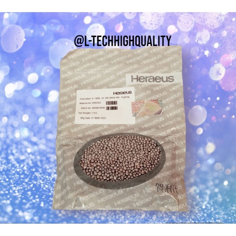 Jual Alloy Heraeus H-106B / Alloy Putih 14K - 18K / Alloy Casting ...